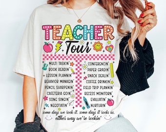 Retro Teacher Svg, ABCD Teacher Tour Svg, Back to School Svg, End of ...