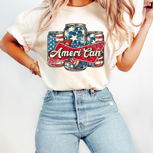 Ameri Can Png, 4th of July Png, America Png, Independence Day Png, Patriotic Png, USA Flag Png ...