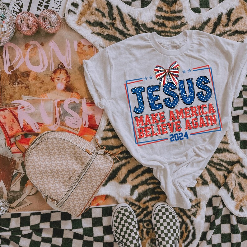 Coquette Jesus 2024 Make America Believe Again PNG, Jesus Png ...