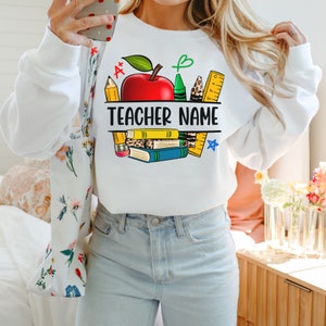 Custom Name Teacher Png Sublimation Design Download, Personalized ...