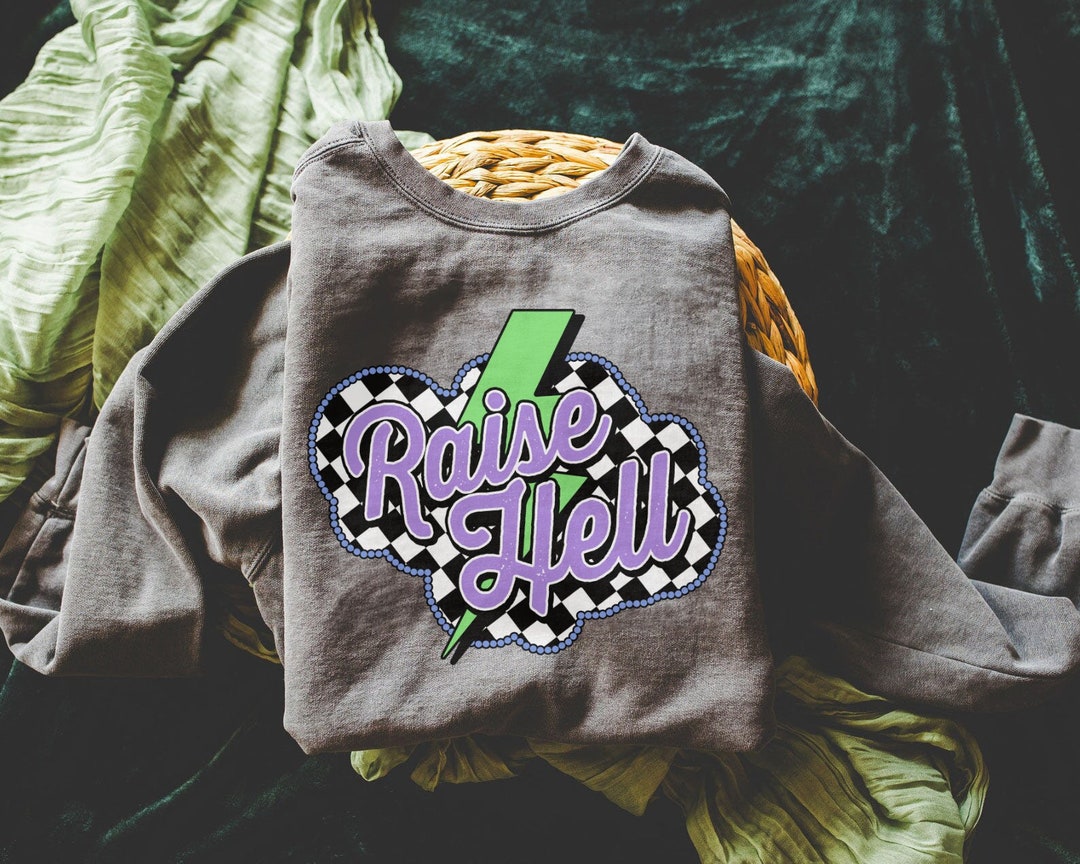Raise Hell PNG, Raise Hell Sublimation Design, Lightning Bolt Png ...