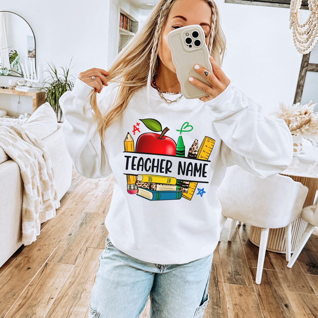 Custom Name Teacher Png Sublimation Design Download, Personalized ...