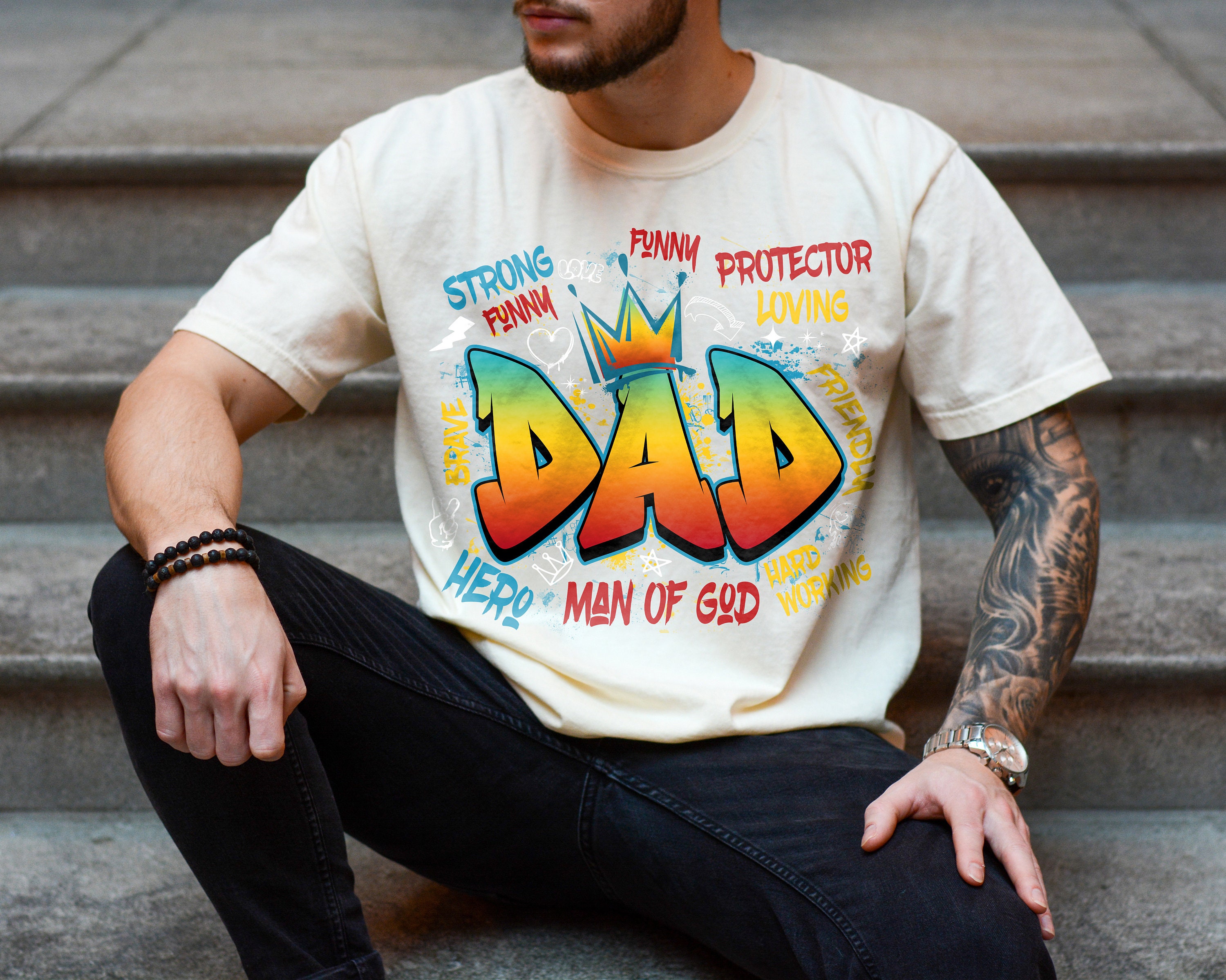 Dad Png, Dad Graffiti Png Png, Father's Day Png, King Dad Png, Graffiti ...