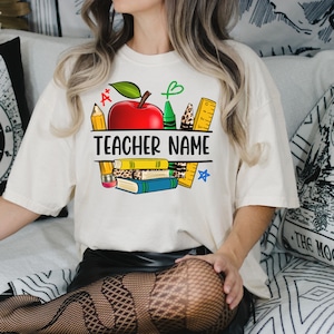 Custom Name Teacher Png Sublimation Design Download, Personalized ...