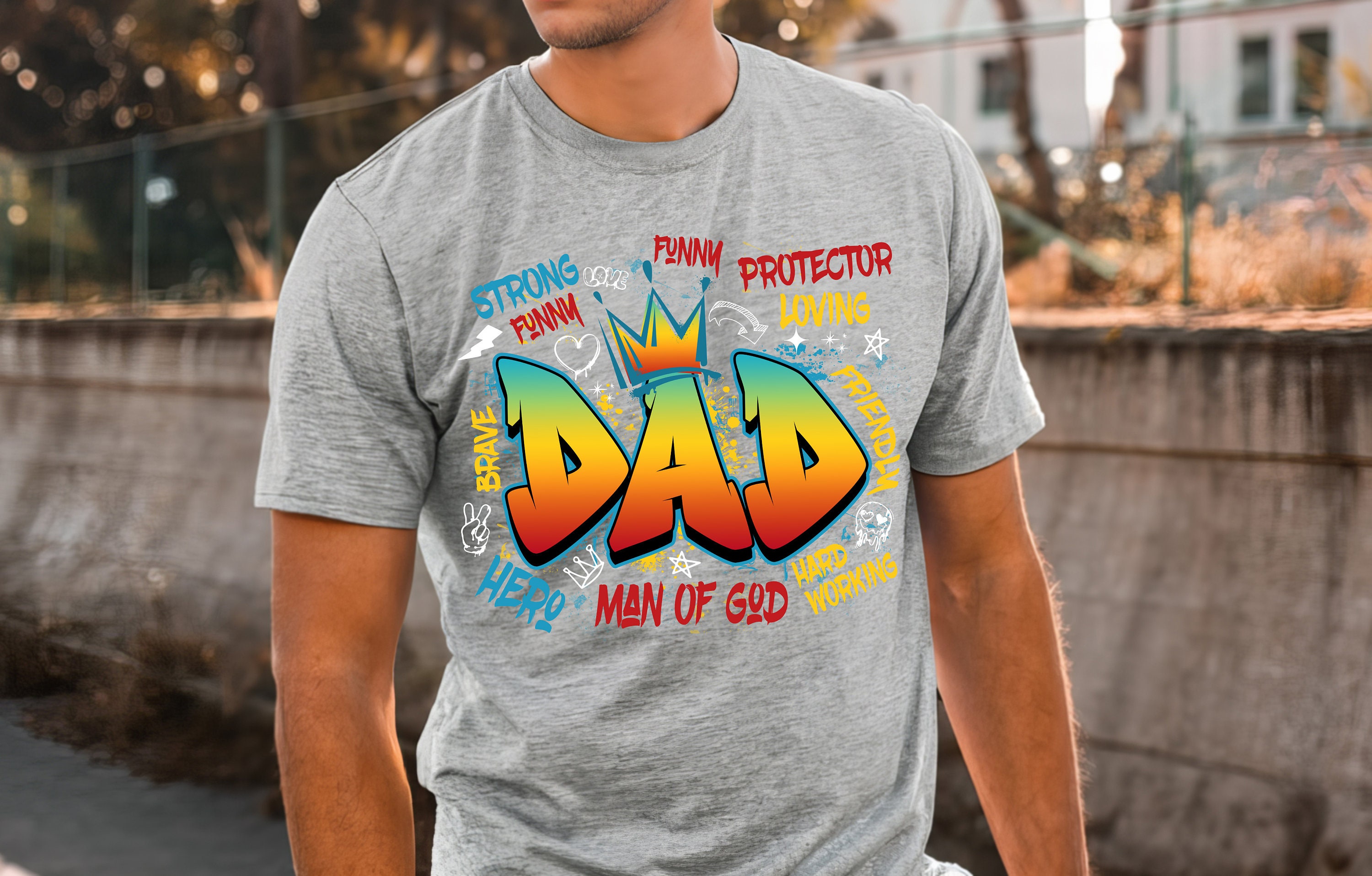 Dad Png, Dad Graffiti Png Png, Father's Day Png, King Dad Png, Graffiti ...