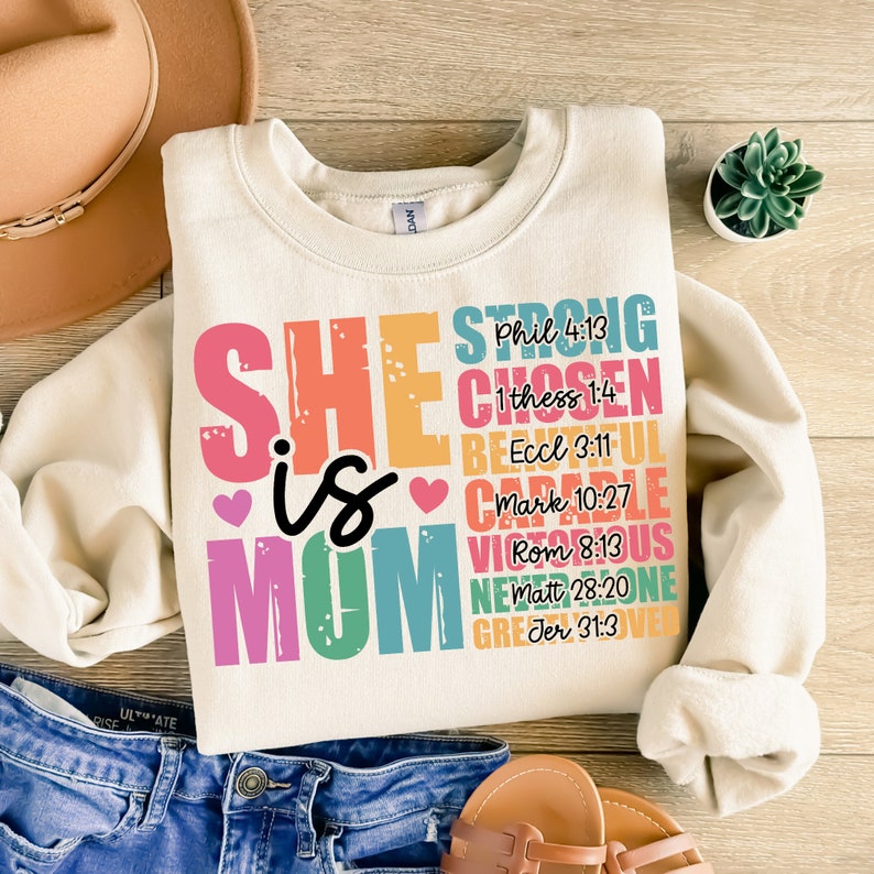 Retro She is Mom PNG, Mother PNG, Blessed Mom Png, Mom Life Png, Mother ...