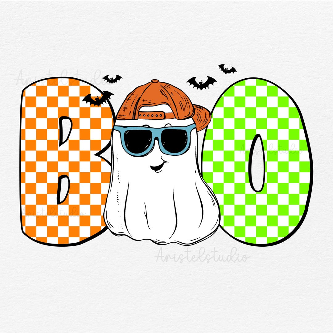 BOO Ghost Png, Halloween Png, Spooky Vibes Png, Kids Halloween, Kids ...