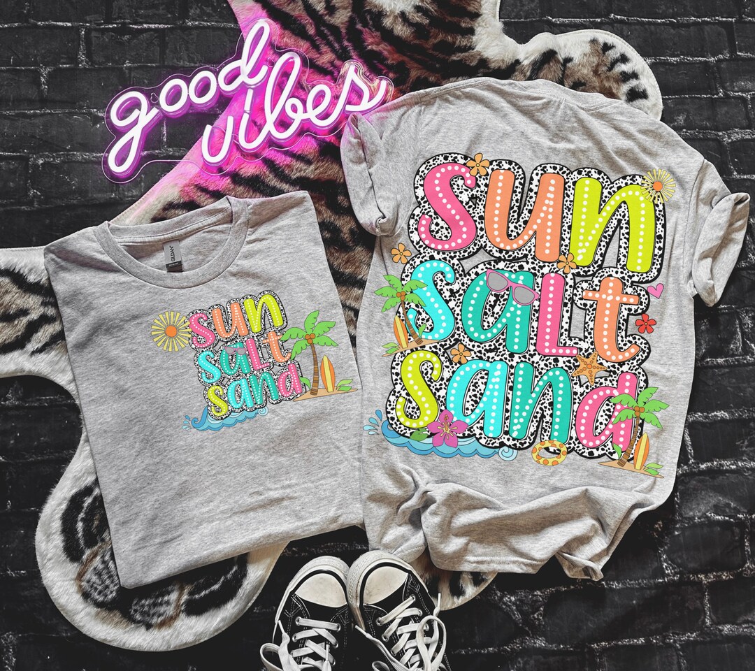 Sun Salt Sand Png, Retro Summer Png, Beach Png, Tropical Png, Summer ...