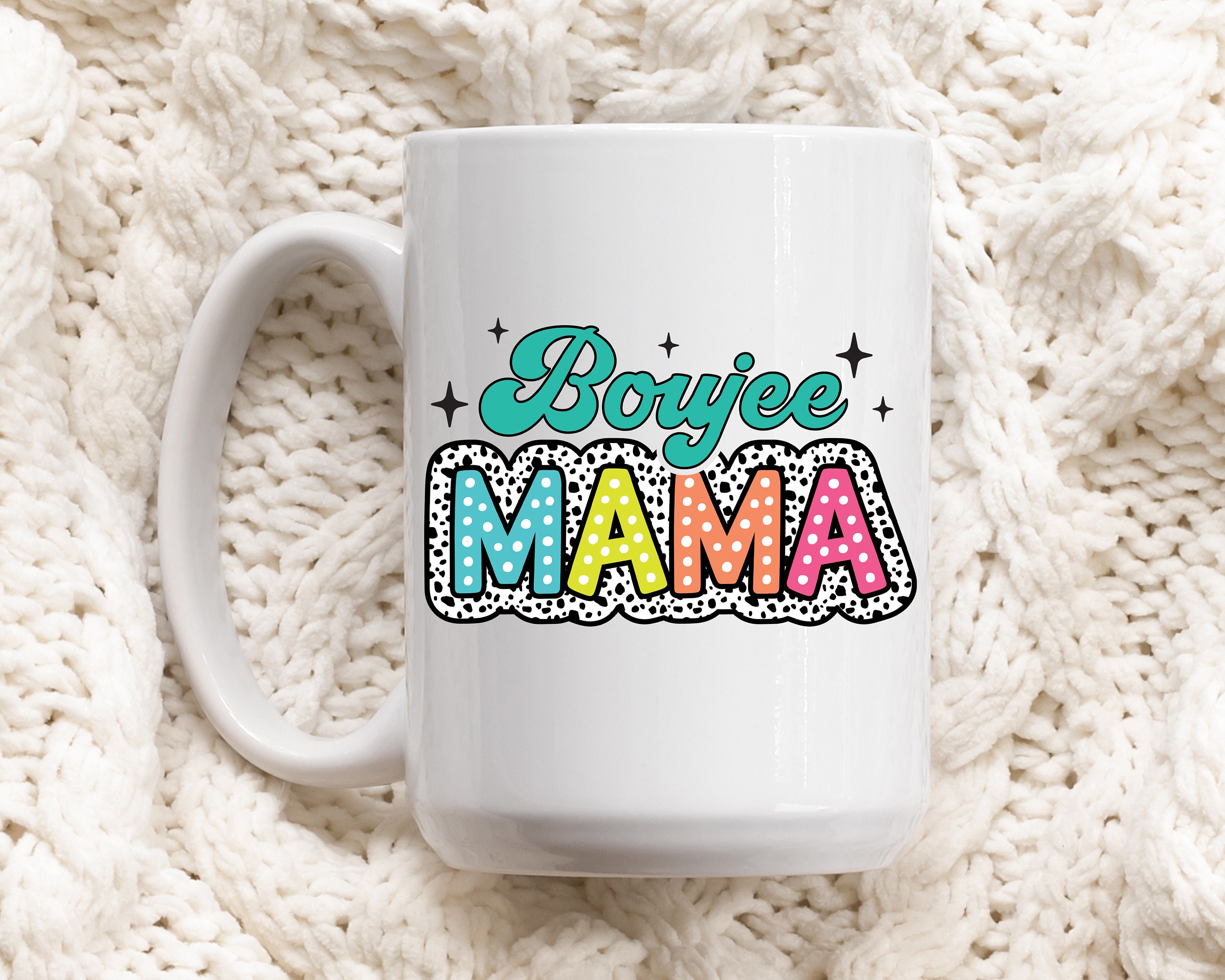 Boujee Mama PNG, Dalmatian Dots PNG, Sublimation Design, Digital ...