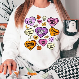 Candy Hearts Halloween Png, Retro Halloween Png,halloween Png,halloween ...