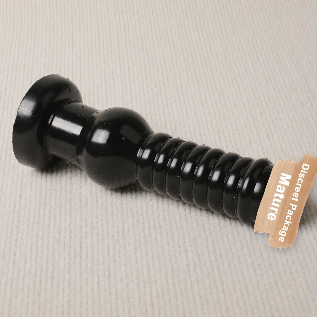 Fantasy Large Anal Beads, Huge Anal Plug, Knotted Clear Dildo Butt Plug Anal Beads, Big Dildo ...