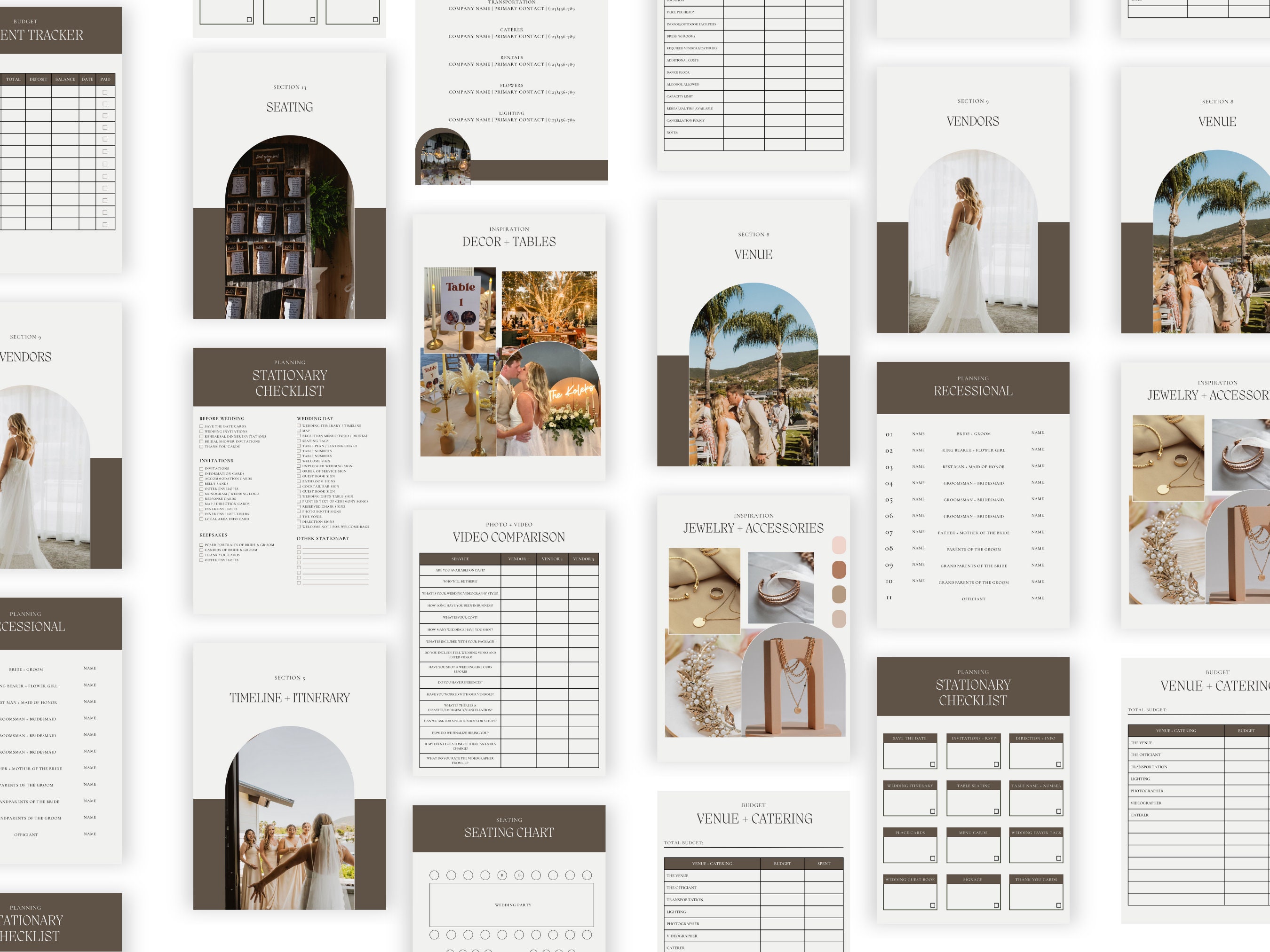 Wedding Binder Template Wedding Planner Template Digital - Etsy