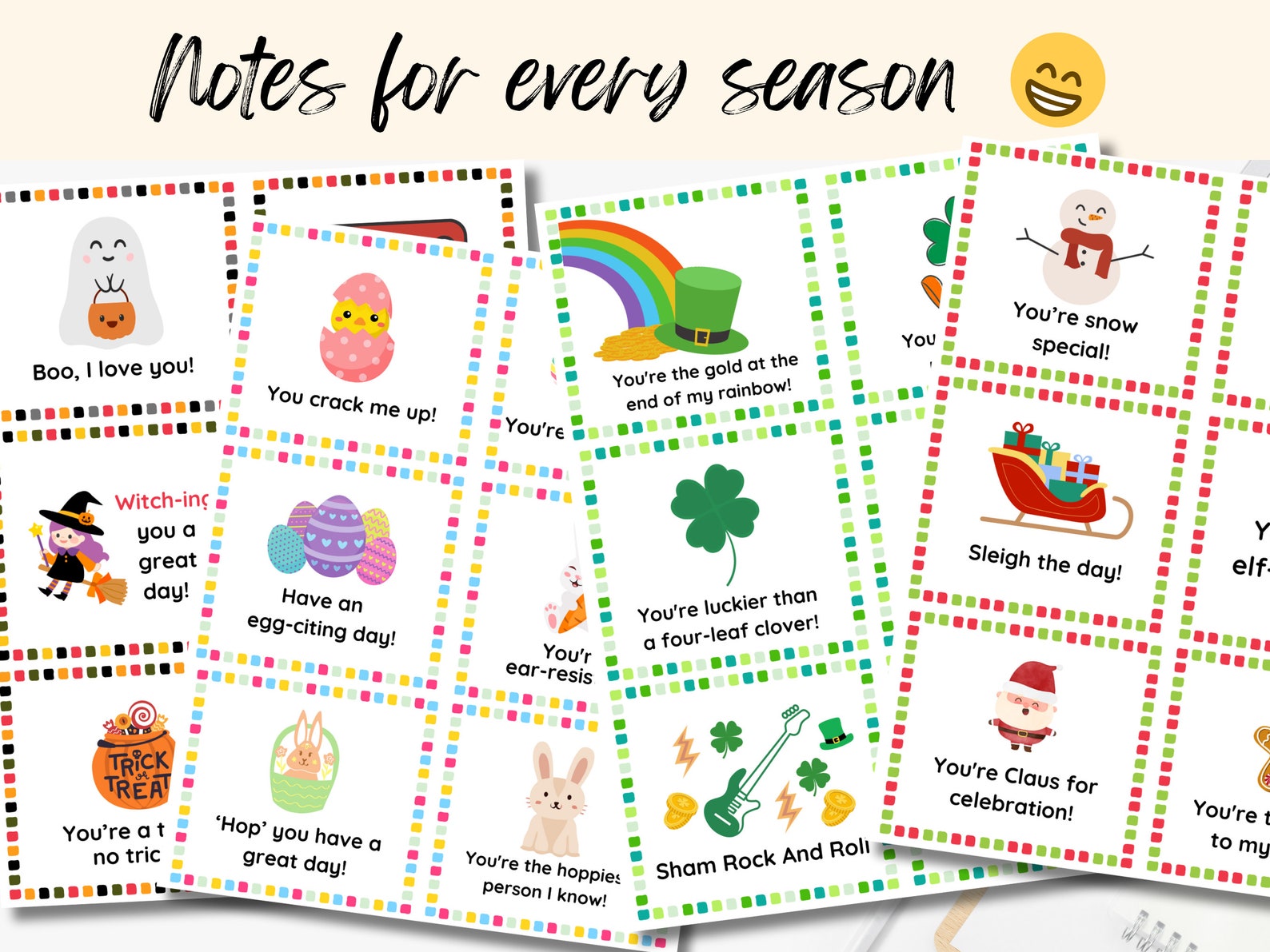 Lunch Notes, Lunch Box Cards, Joke Lunch Box Notes, Encouragement Cards ...