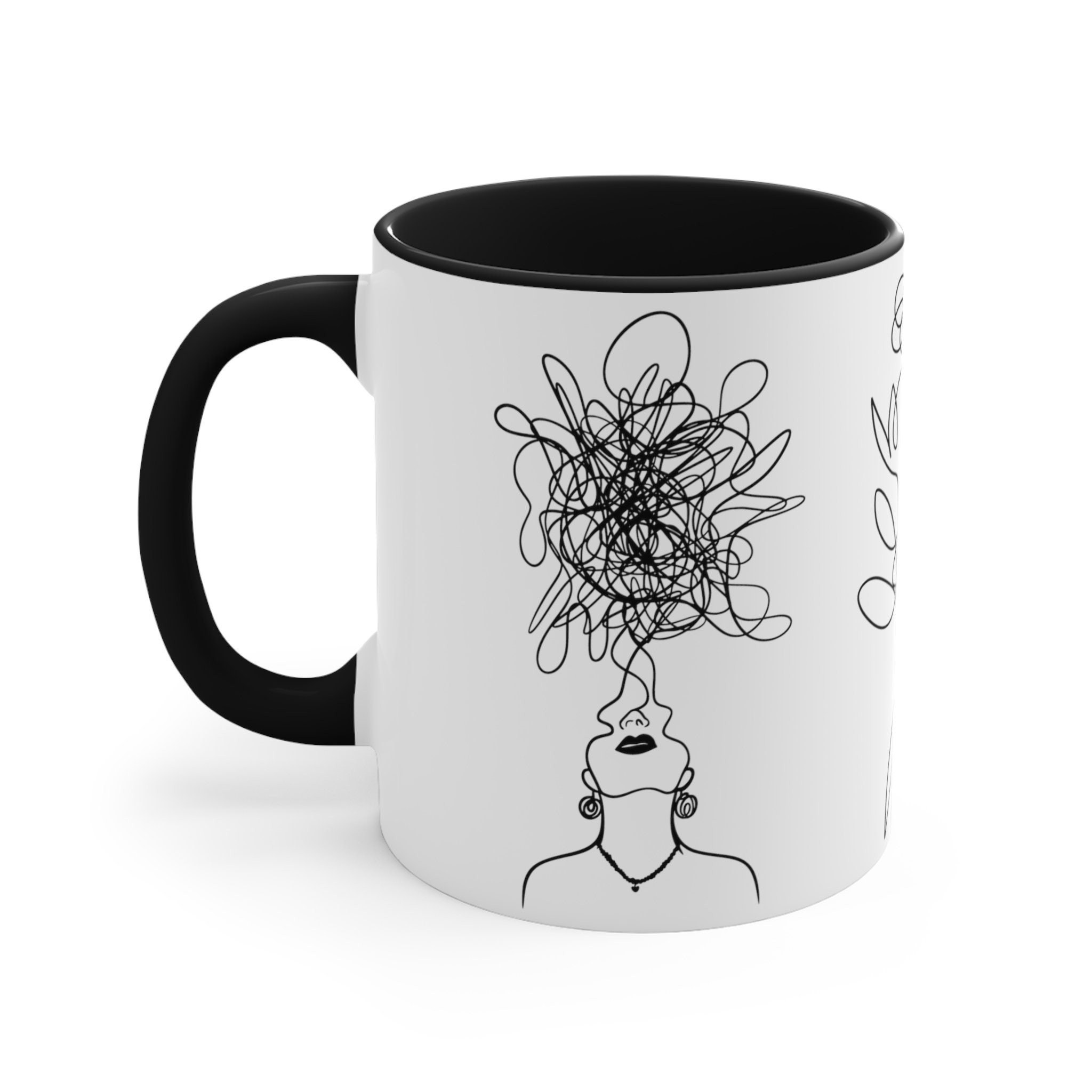 Self-care Colorful Mug, Trendy Coffee Cup, New Year New Me Coffee Cup ...