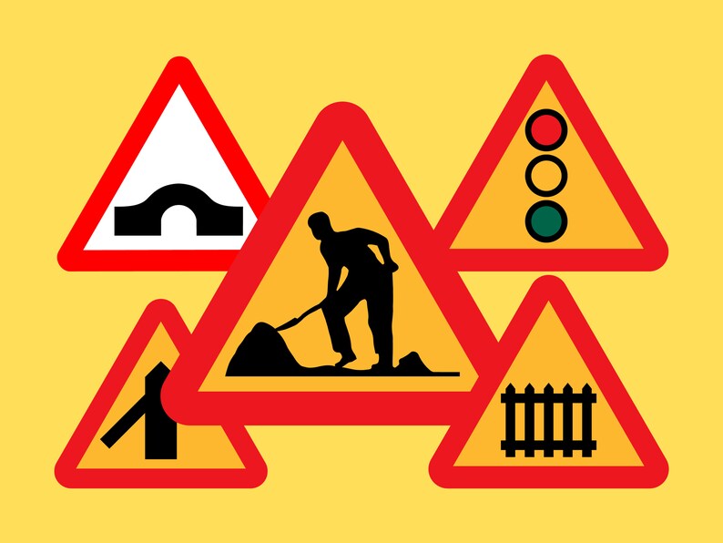 Printable Traffic Signs Coloring Pages for Kids Instant Digital ...