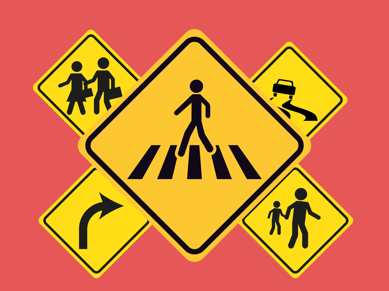 Printable Traffic Signs Coloring Pages for Kids Instant Digital ...