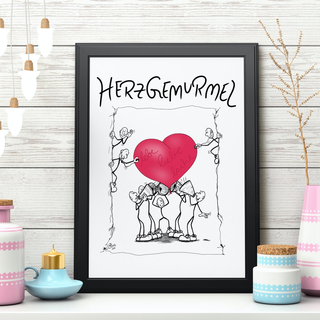 Stick Figures | A4 Poster| Download| Home | Wall Decoration | Gift ...