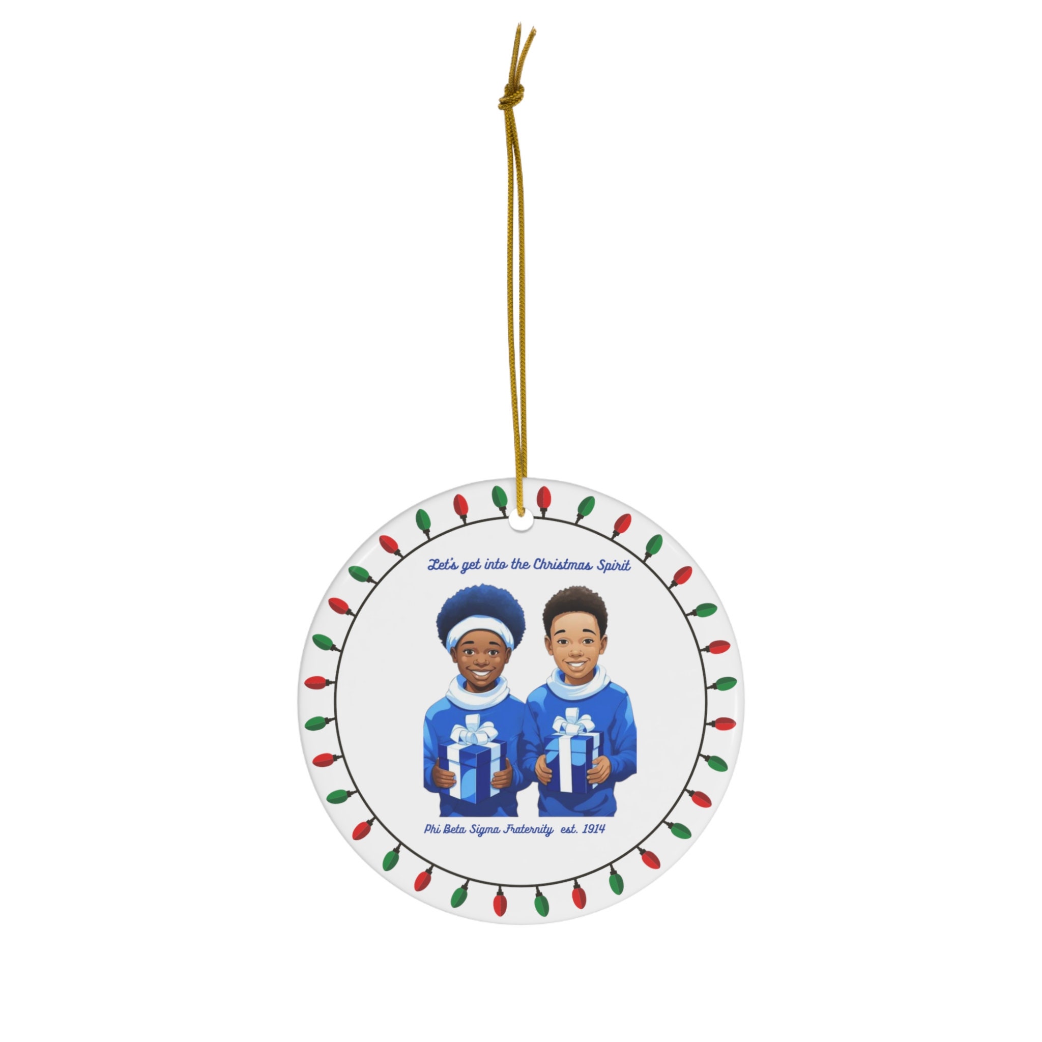 Phi Beta Sigma Fraternity Christmas Ornament-celebrate Brotherhood in ...