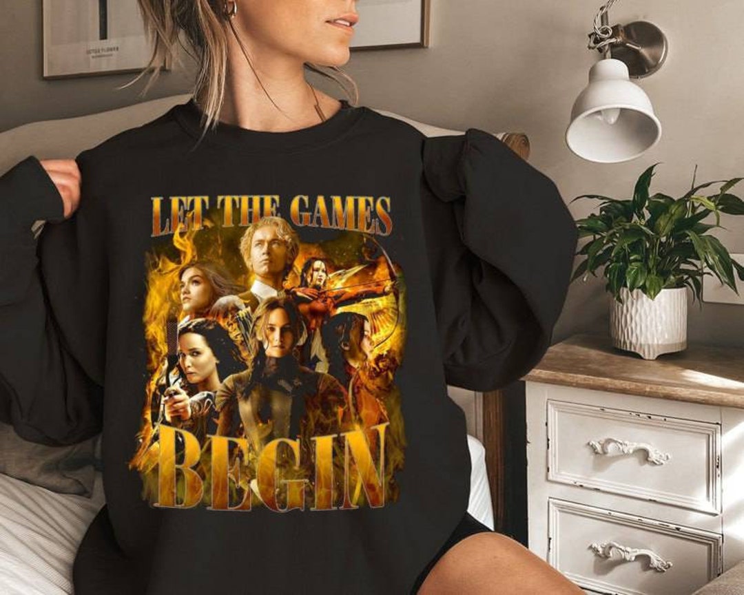 The Hunger Games Let the Games Begin Sweatshirt Games - Etsy