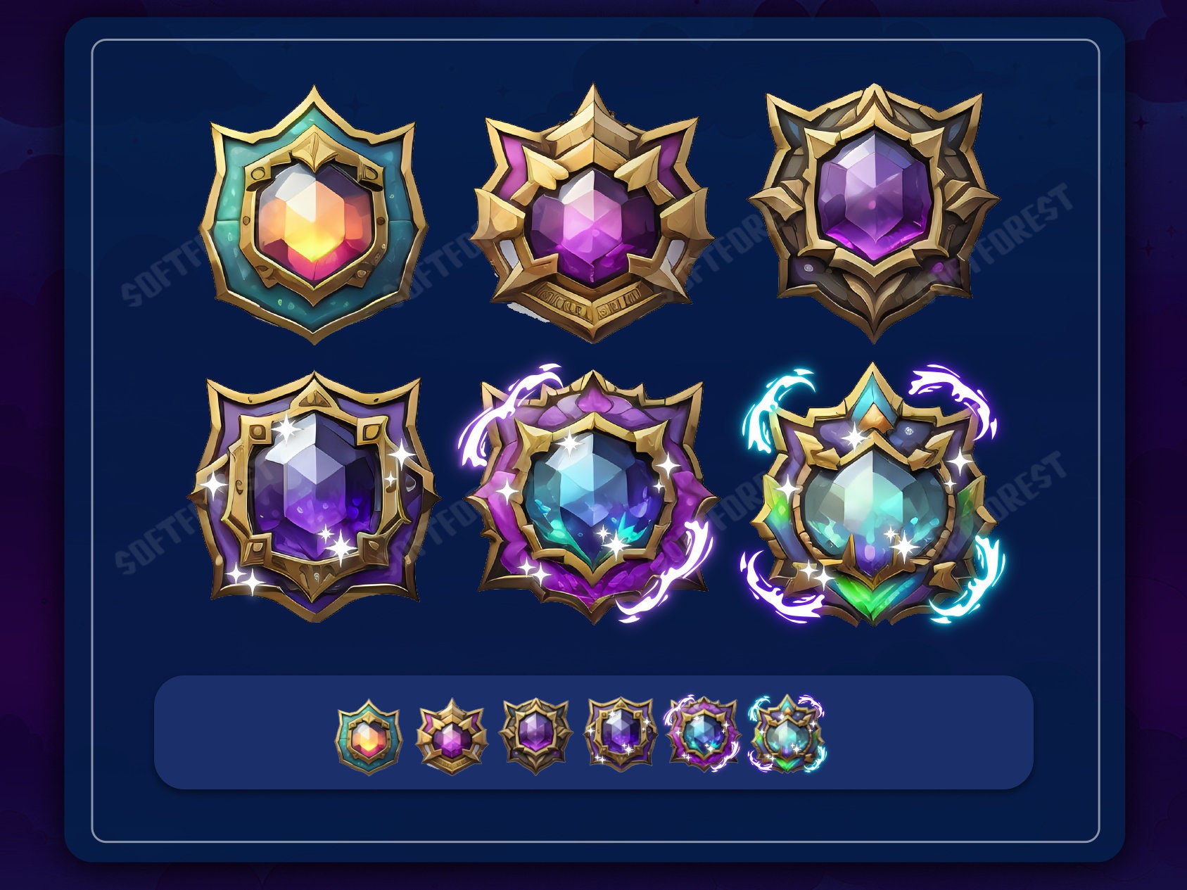 Twitch Sub Badges Crystals Cheer Badges Subscriber Badge Bit Badges ...