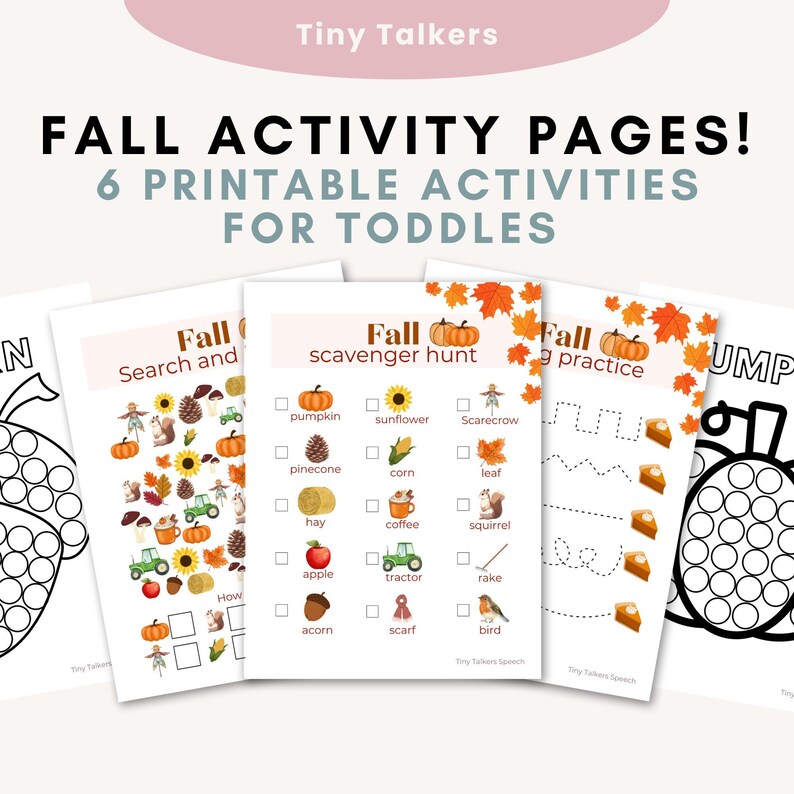 Fall Activity Printable, Fall Printable, Fall Scavenger Hunt, Fall ...