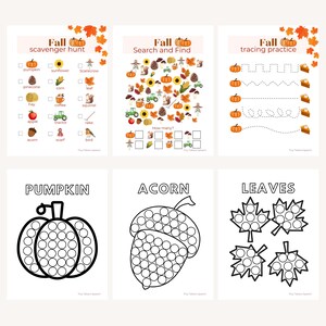 Fall Activity Printable, Fall Printable, Fall Scavenger Hunt, Fall ...