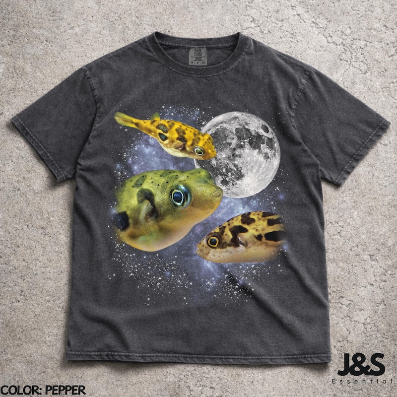 Puffer Fish Tee Shirt - Etsy
