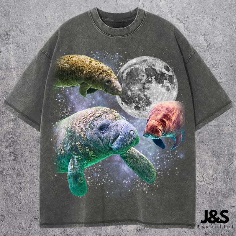 Manatee Art Funny - Etsy UK