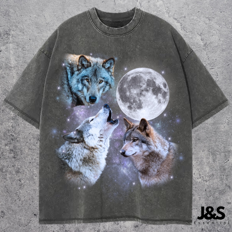 Vintage Wolf Shirt - Etsy