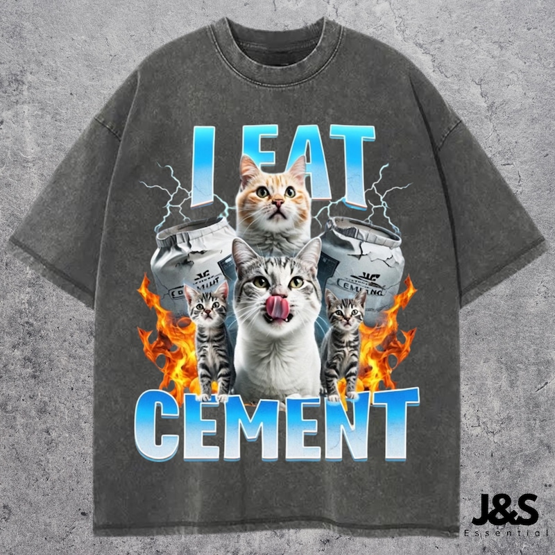 I Eat Cement Shirt - Etsy