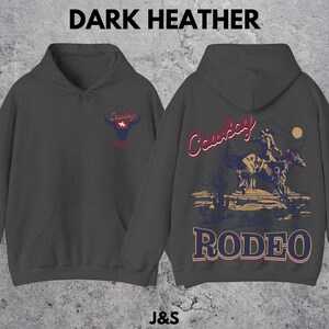 Rodeo Western Cowboy Hoodie, Vintage 90s Graphic Western Hoodie, Retro ...