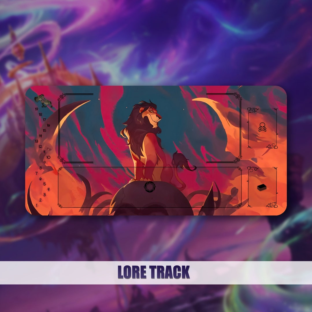 Playmat TCG Lorcana Scar Chapter II 6030 - Etsy