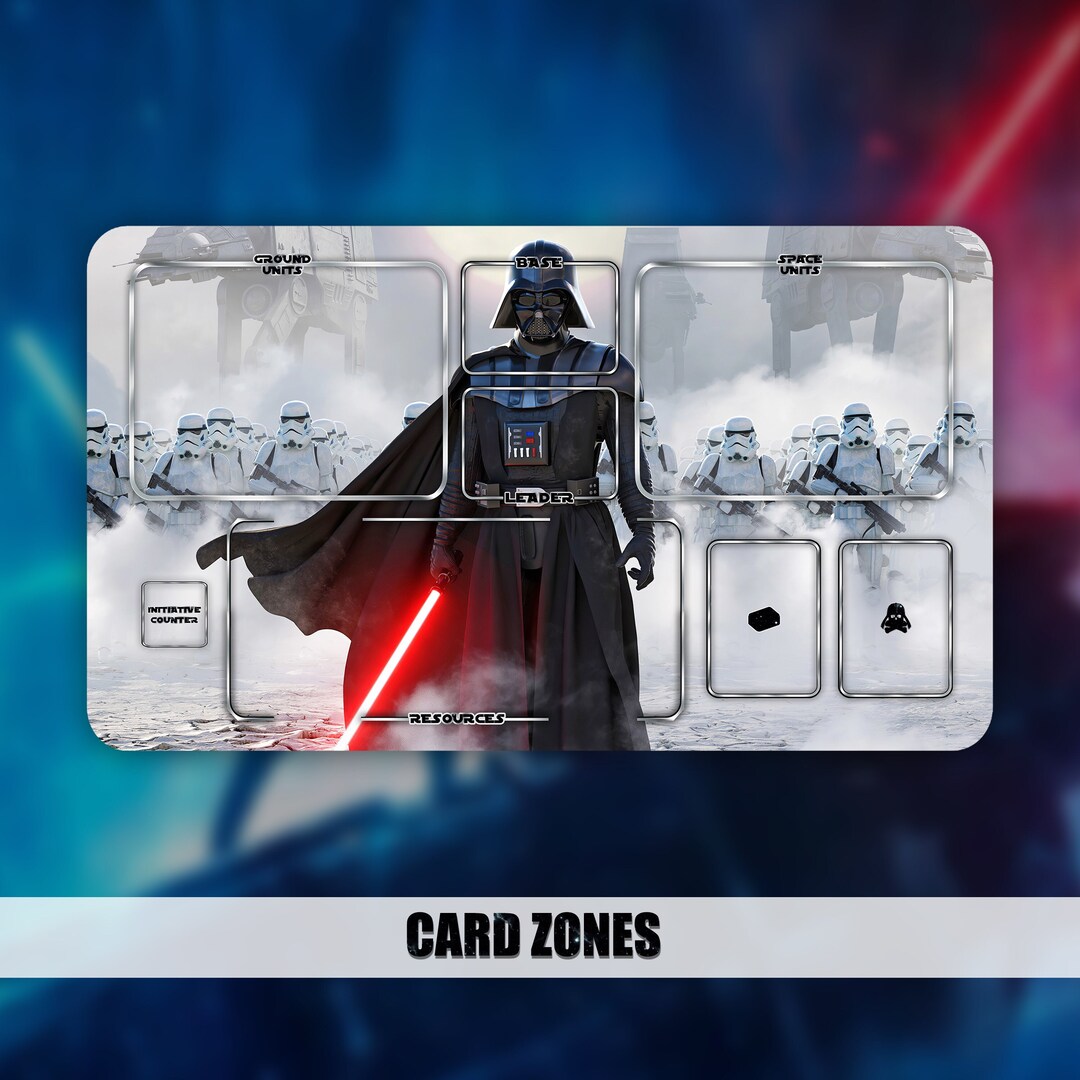 Playmat TCG Star Wars - Unlimited - Darth Vader - Stitched Edges, 24 X ...