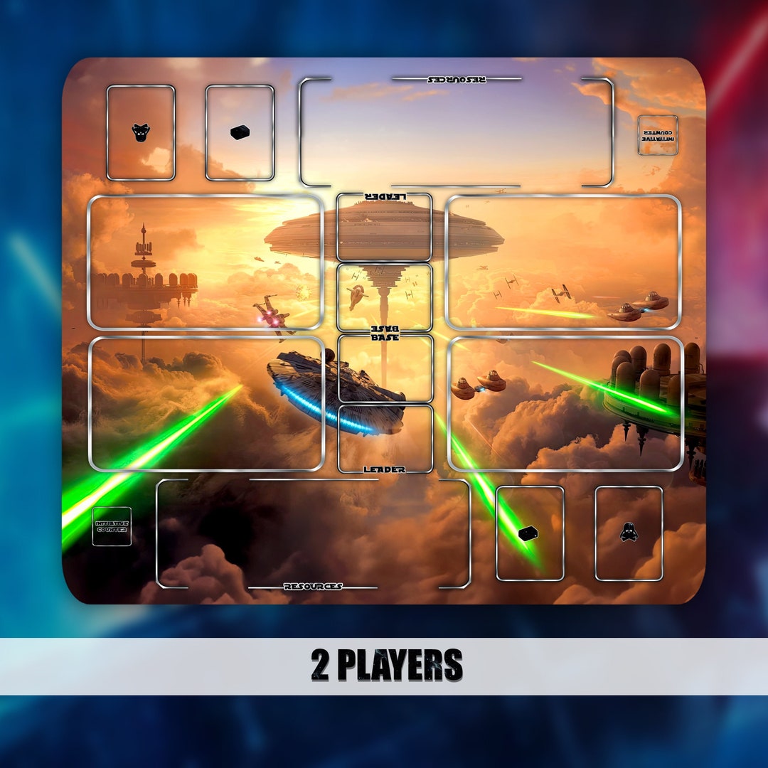 Playmat TCG Star Wars - Unlimited - 2 Players - Etsy