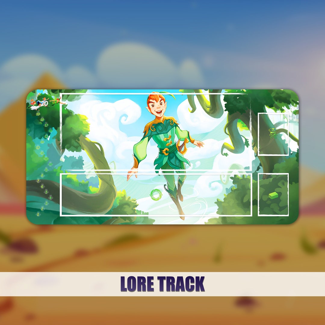 Playmat TCG Lorcana - Peter Pan - Chapter III (with or Without Zones ...