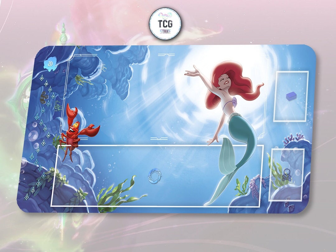 Playmat TCG Lorcana Little Mermaid / Little Mermaid Playmat - Etsy UK
