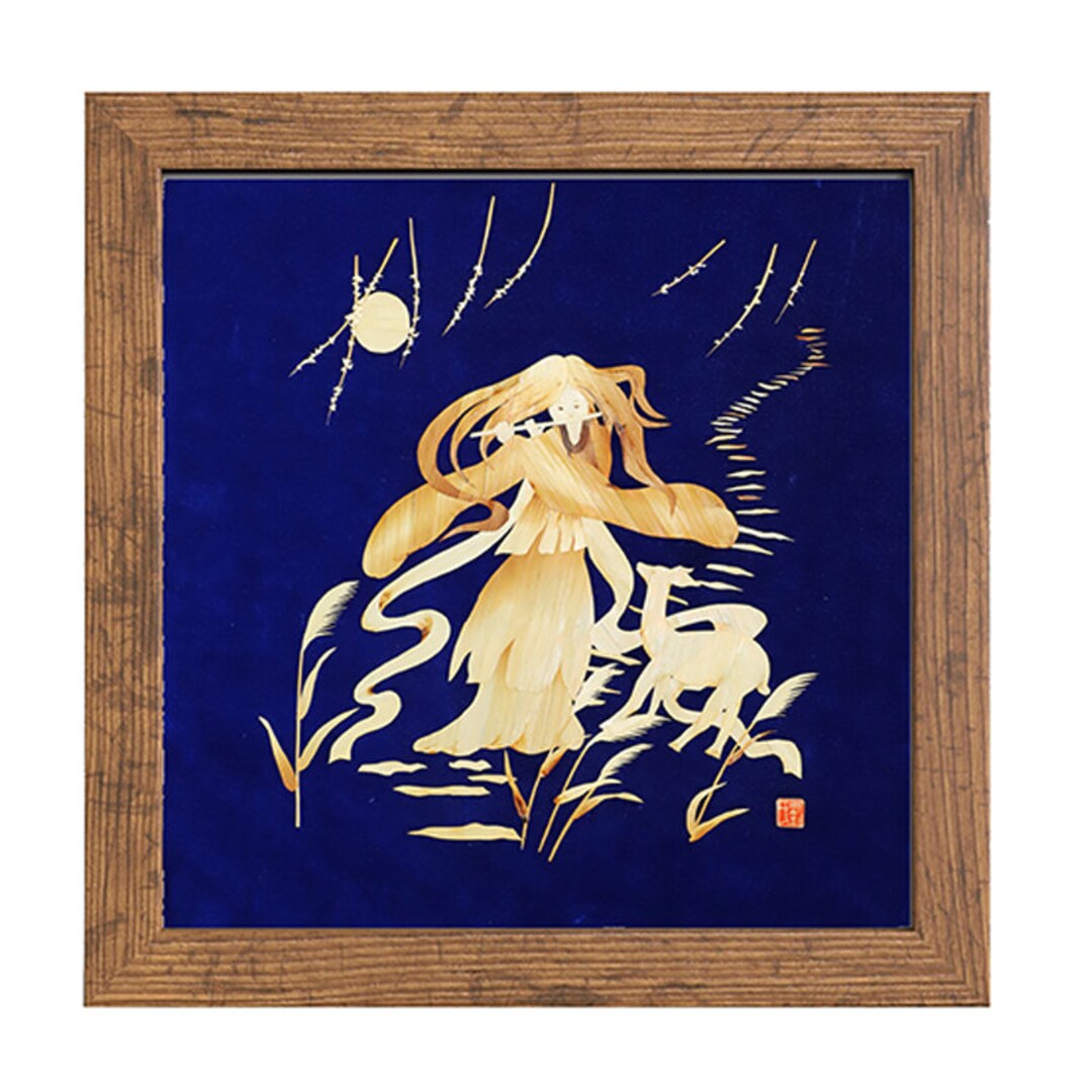 Intangible Cultural Heritage Handmade Art Wheat Straw Painting Chinese ...