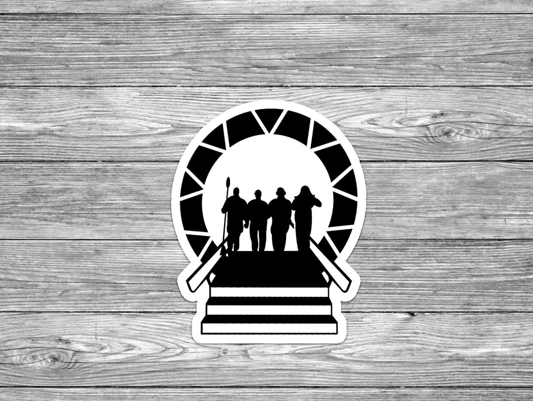 Vinyl Decal of Stargate SG1 Team Embarking Through Gate, High Quality ...