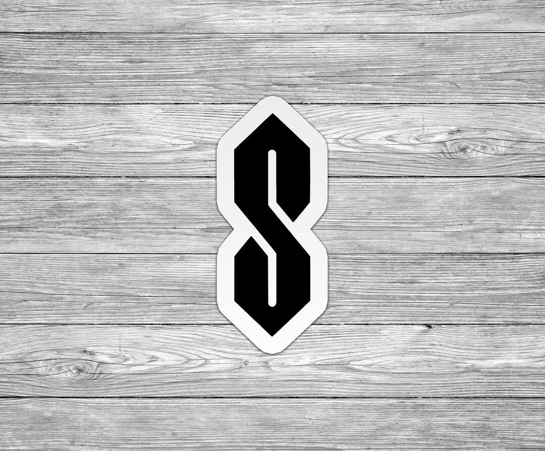 90's Cool S Retro Vinyl Decal Sticker, Stussy S, High Quality Indoor ...