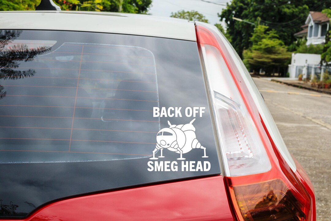 Red Dwarf Starbug Sticker, Back off - Choose Your Favorite Color & Size ...