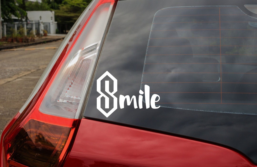 90s Smile Sticker Retro Vibes Choose Your Favorite Color & Size Durable ...