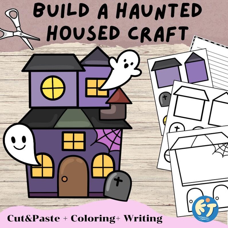 Build a Haunted House Craft | Fun Spooky Halloween Activity | Halloween ...