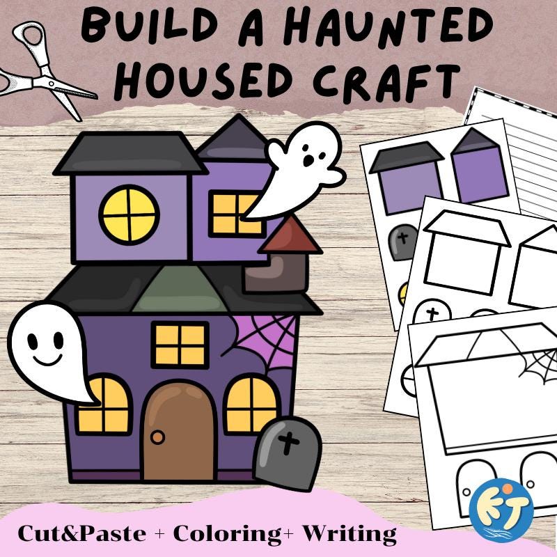 Build a Haunted House Craft | Fun Spooky Halloween Activity | Halloween ...