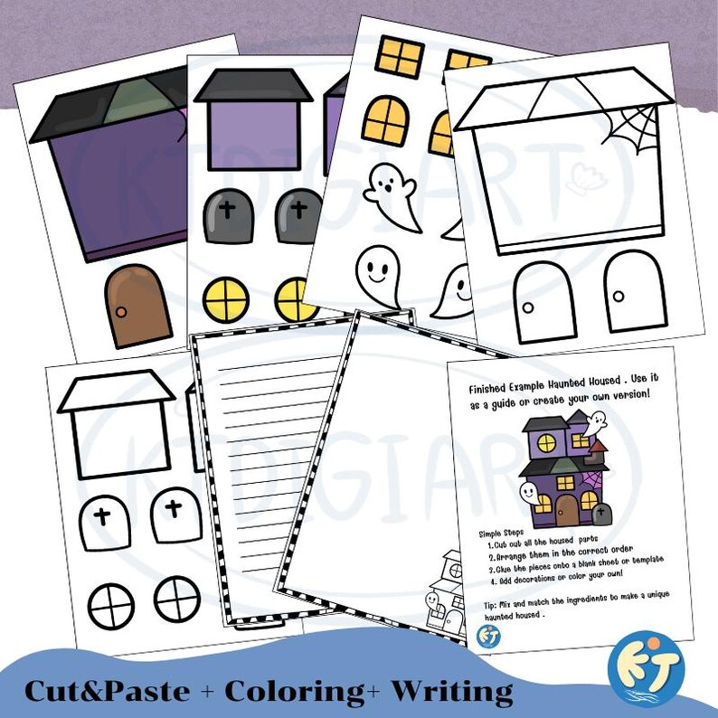 Build a Haunted House Craft | Fun Spooky Halloween Activity | Halloween ...