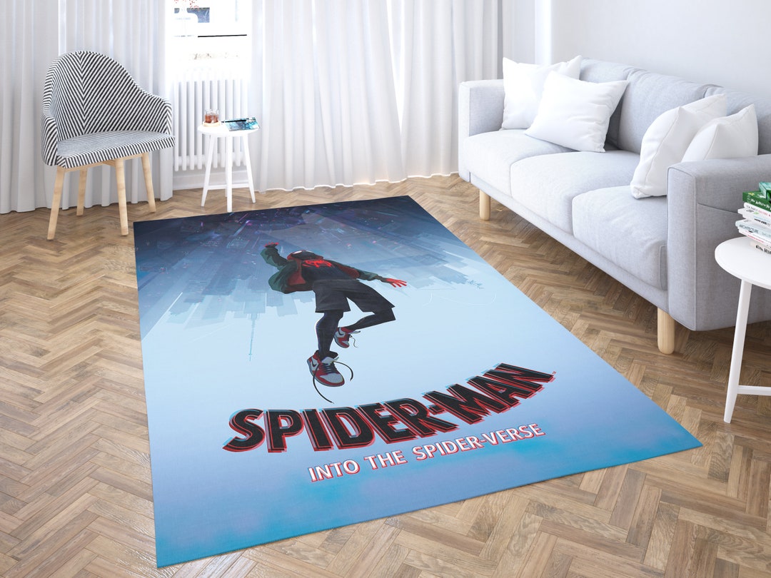 Spider Man Into the Spider-verse Movie Area Rugs Spider Man - Etsy