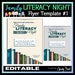 New Editable Family Literacy Night Flyer Template #2 | Unique School ...