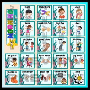 New! Ocean Theme Morning Greeting Choices | Door Greetings | Greeting ...