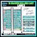 New Ocean Themed 10 Drawer Cart Labels | Print-ready and Editable ...