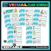 New! Editable Ocean Theme Visual Class Schedule With Cliparts - Etsy