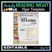 New Editable Family Reading Night Flyer Template | Unique School Flyers ...